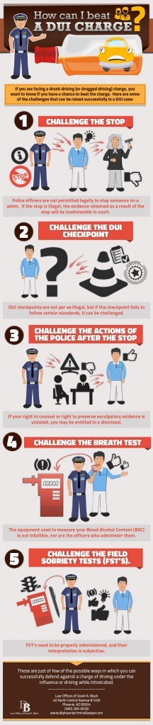 How can I beat a DUI charge?